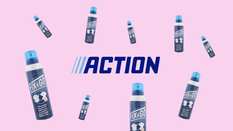 Ideaal: met deze goedkope spray van Action spuit je alle kreukels uit ...