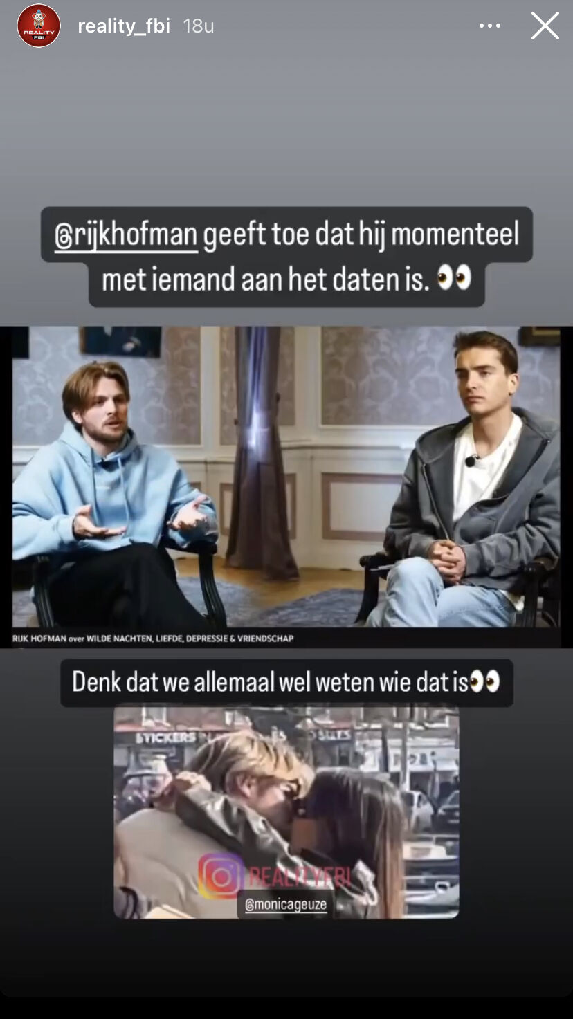 Oeh: bevestigt Rijk Hofman hier zijn romance met Monica Geuze?