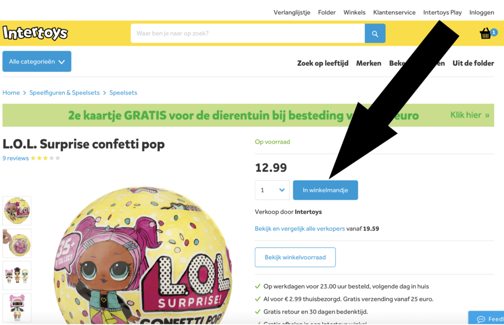 Intertoys kortingscode: YES! nu 25% of 30% extra korting! • ZE.nl
